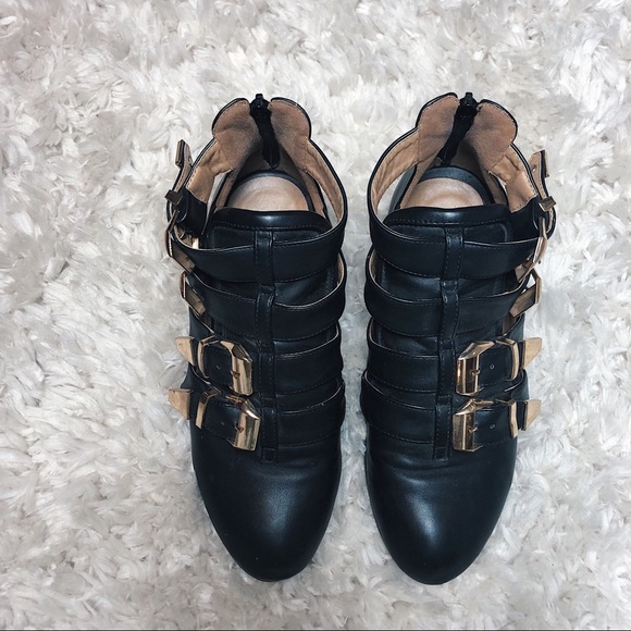 Tobi | Shoes | Tobi Buckle Ankle Boots | Poshmark
